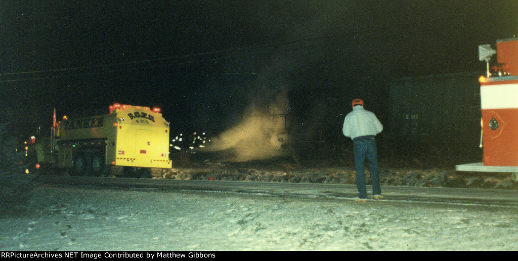 U23B fire at 12 below zero